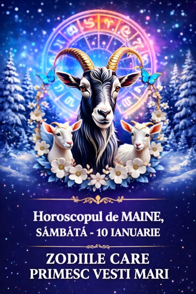 Horoscop zilnic – SAMBATA, 10 IANUARIE. Avem parte de sinceritate ...